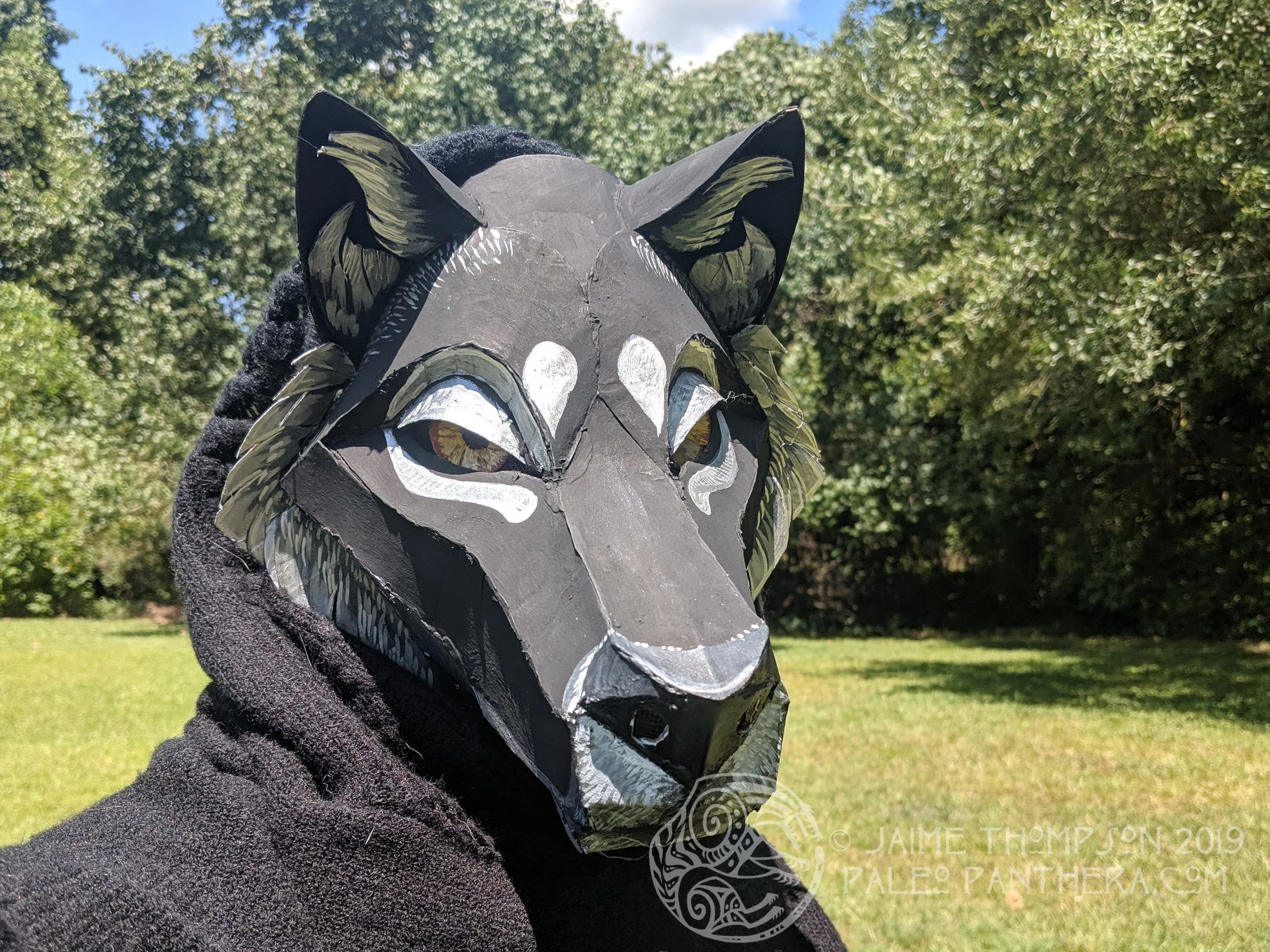Wolf Mask Template