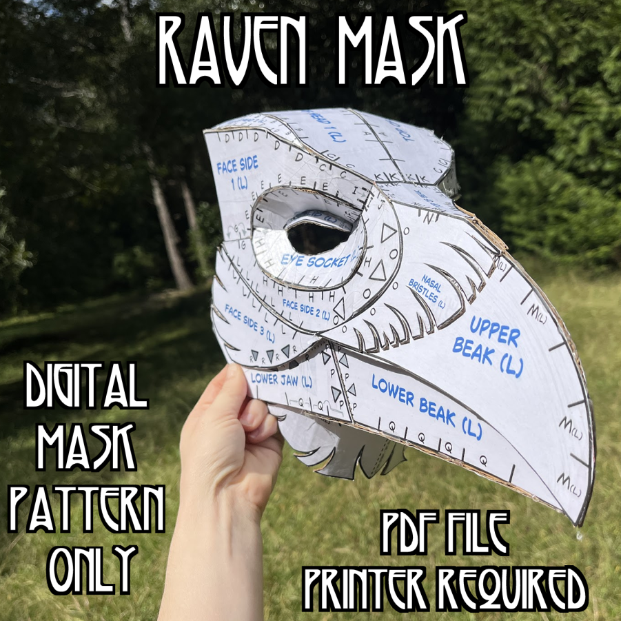 · ART MASK PATTERNS · — Paleo Panthera Studio & Foundry