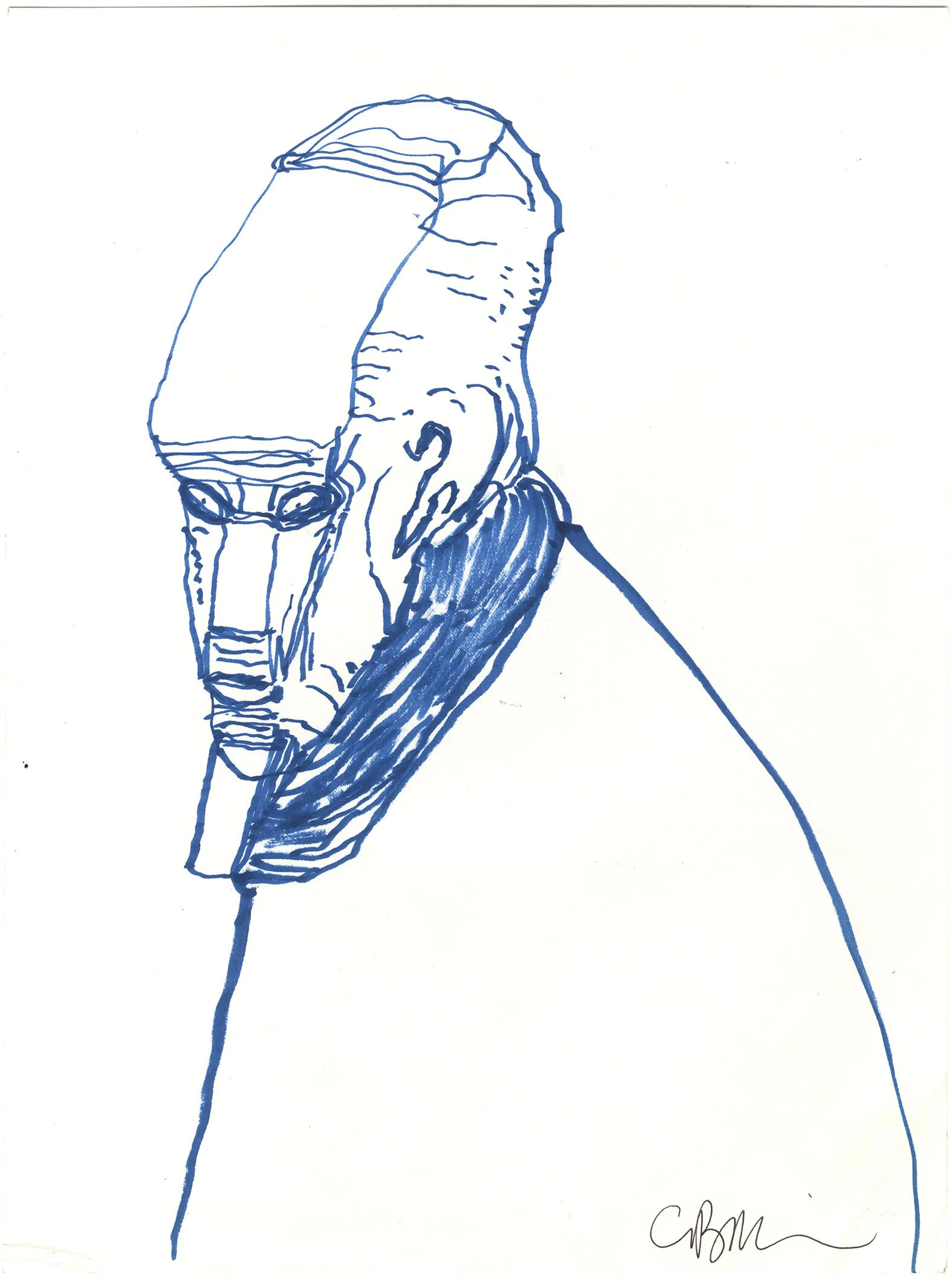 Studio Drawing - The Wanderer — The Clive Barker Archive