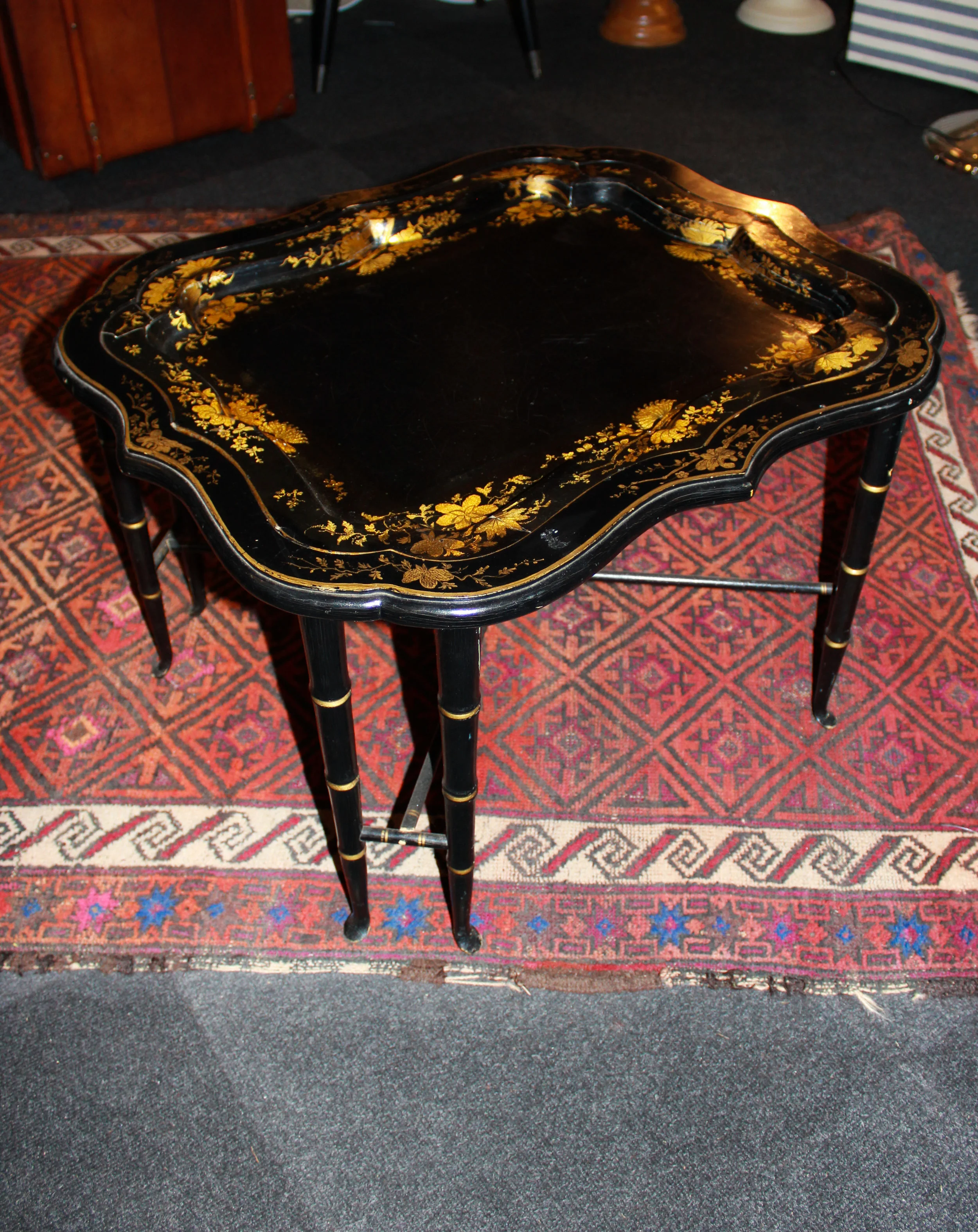 Victorian tray with stand