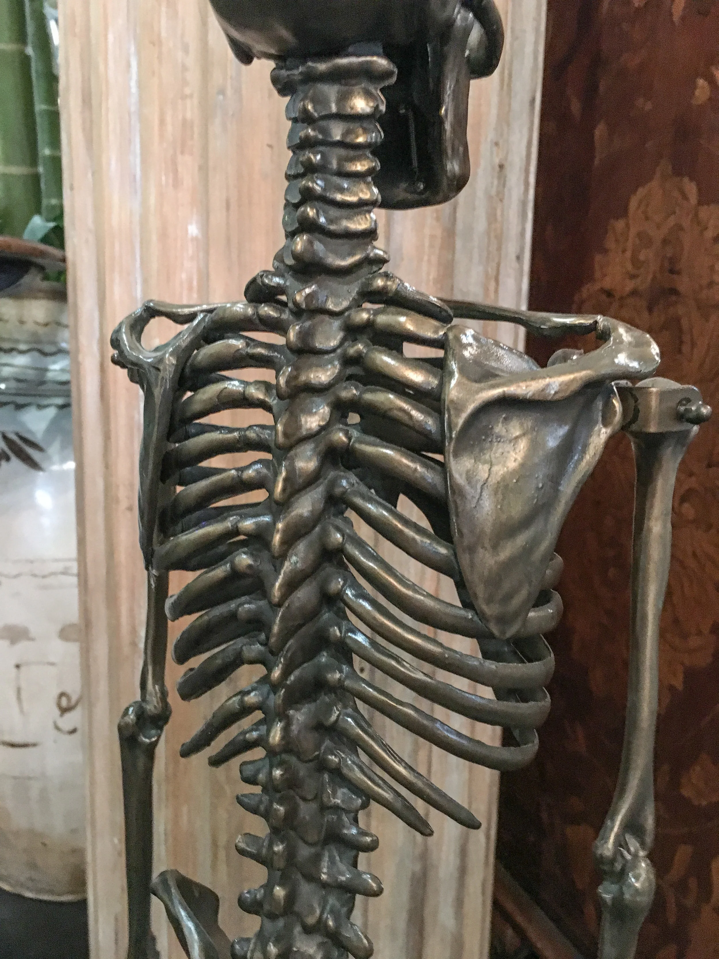 A skeleton figure