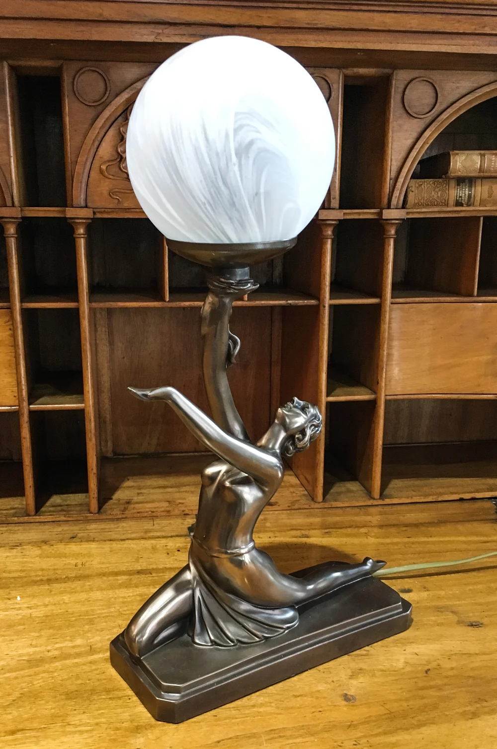Original Art Deco Lady Lamp