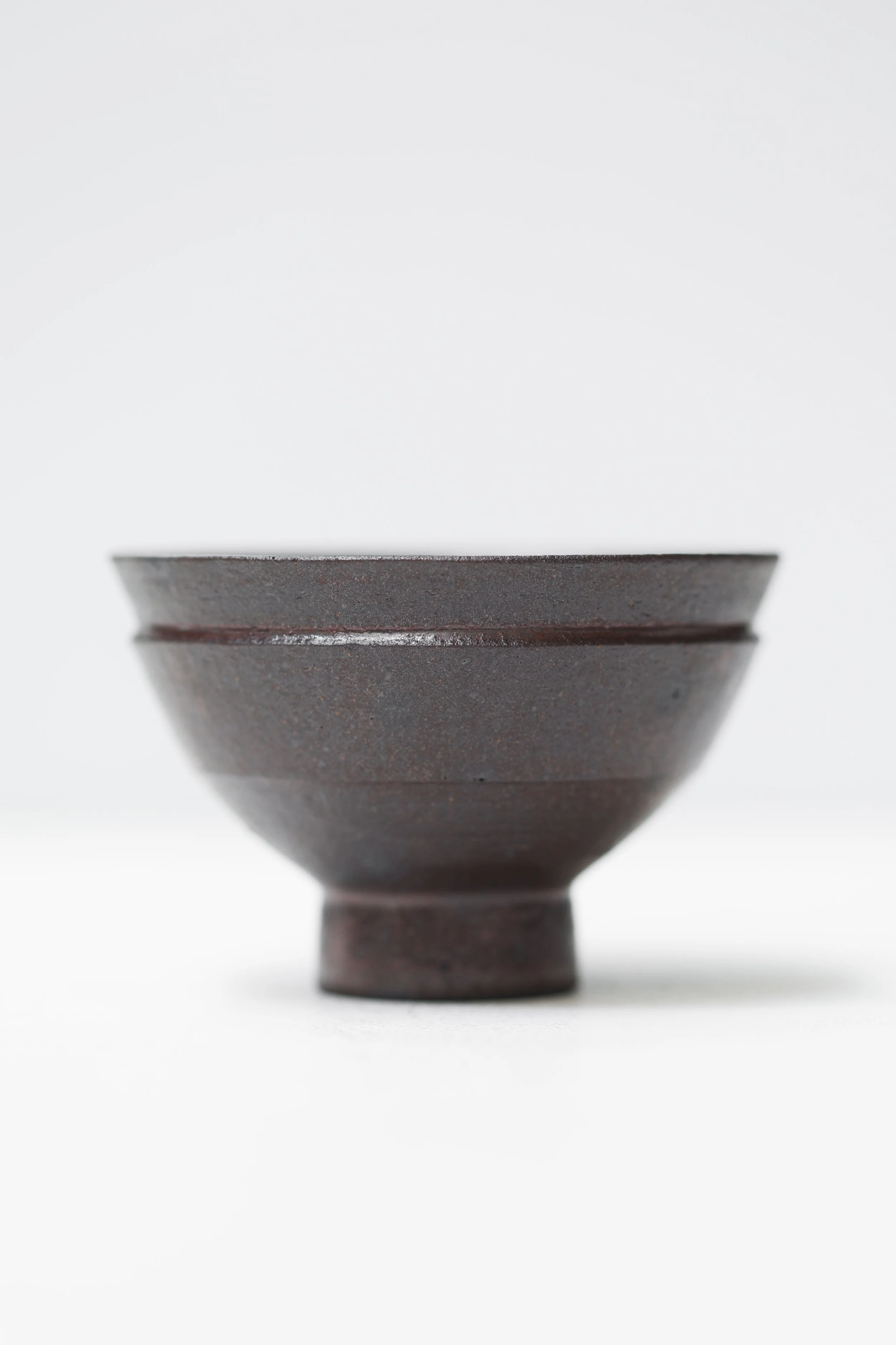 Small bowl, crimson clay & glaze — florian gadsby