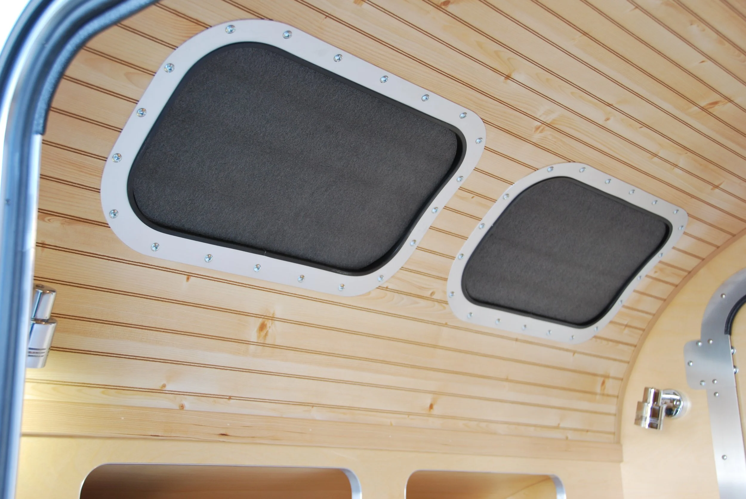 Stargazer Windows — High Camp Trailers compact camping teardrop trailers