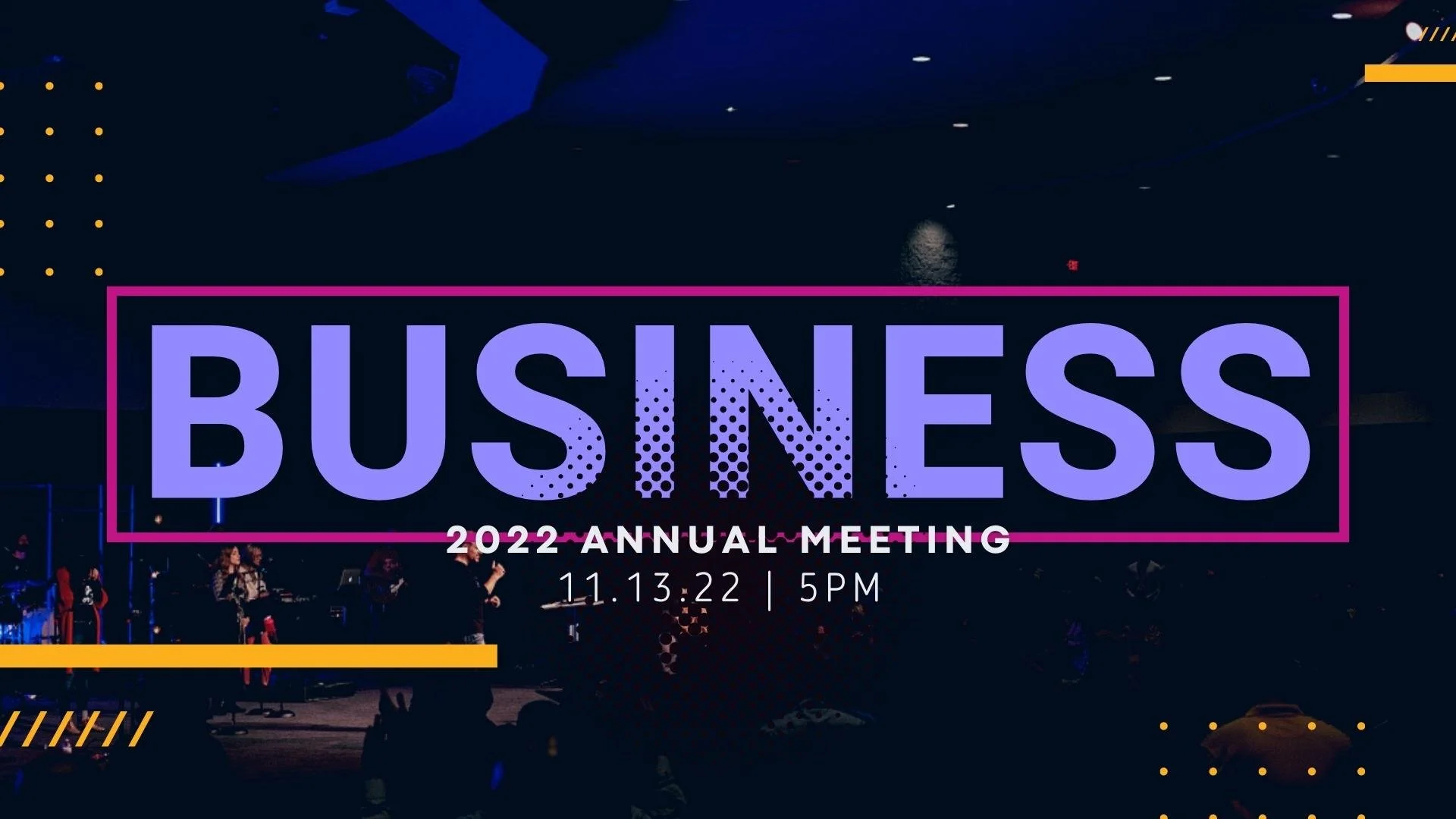 Annual Church Business Meeting — Trinity