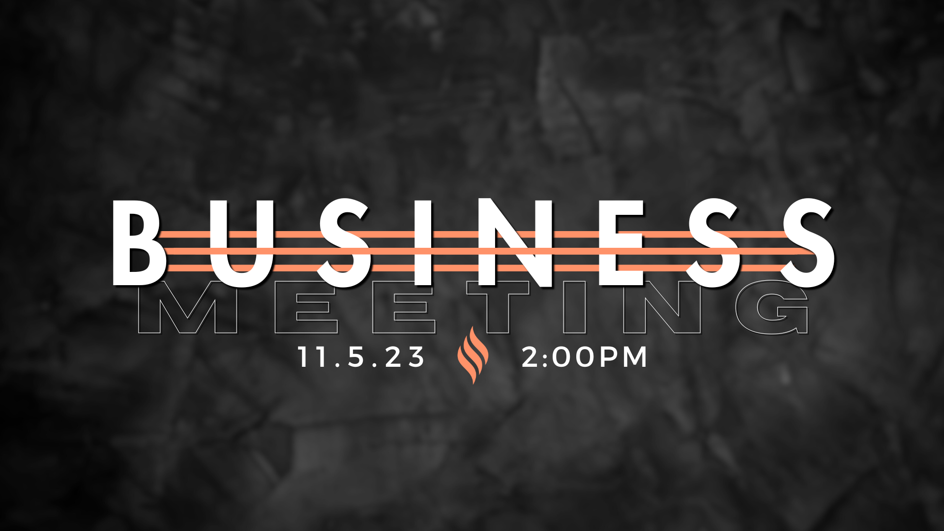 Annual Church Business Meeting — Trinity