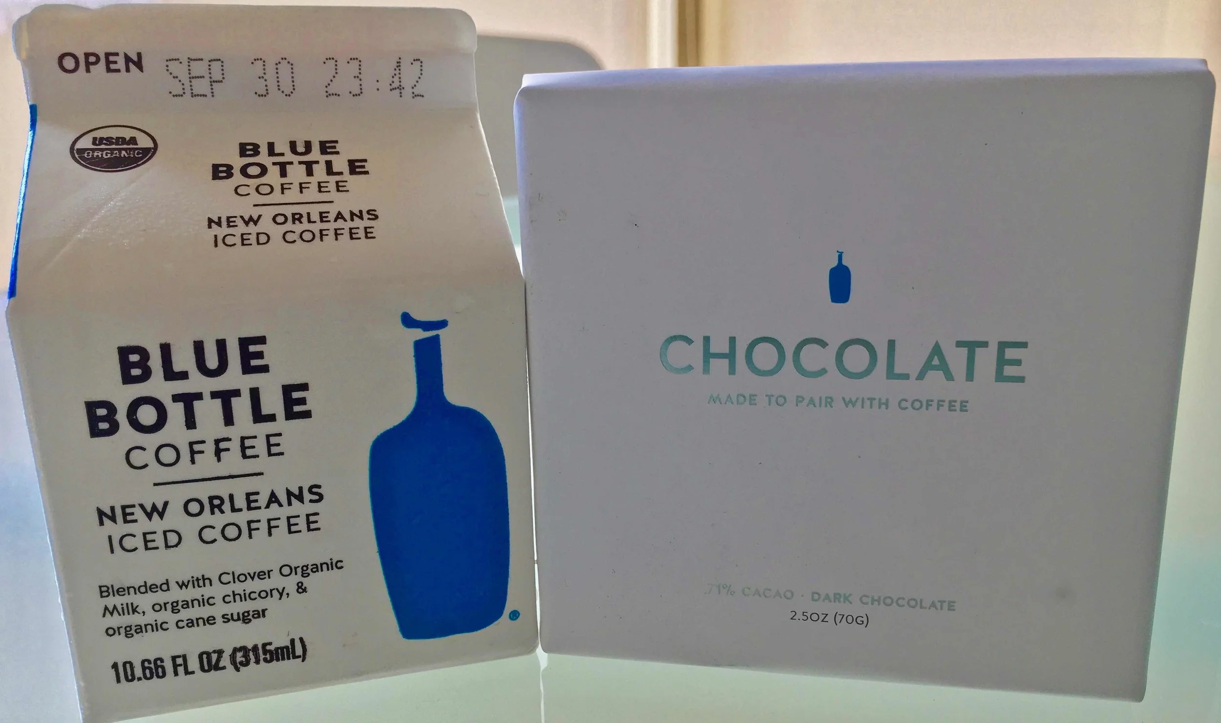 Blue Bottle Coffee Carton
