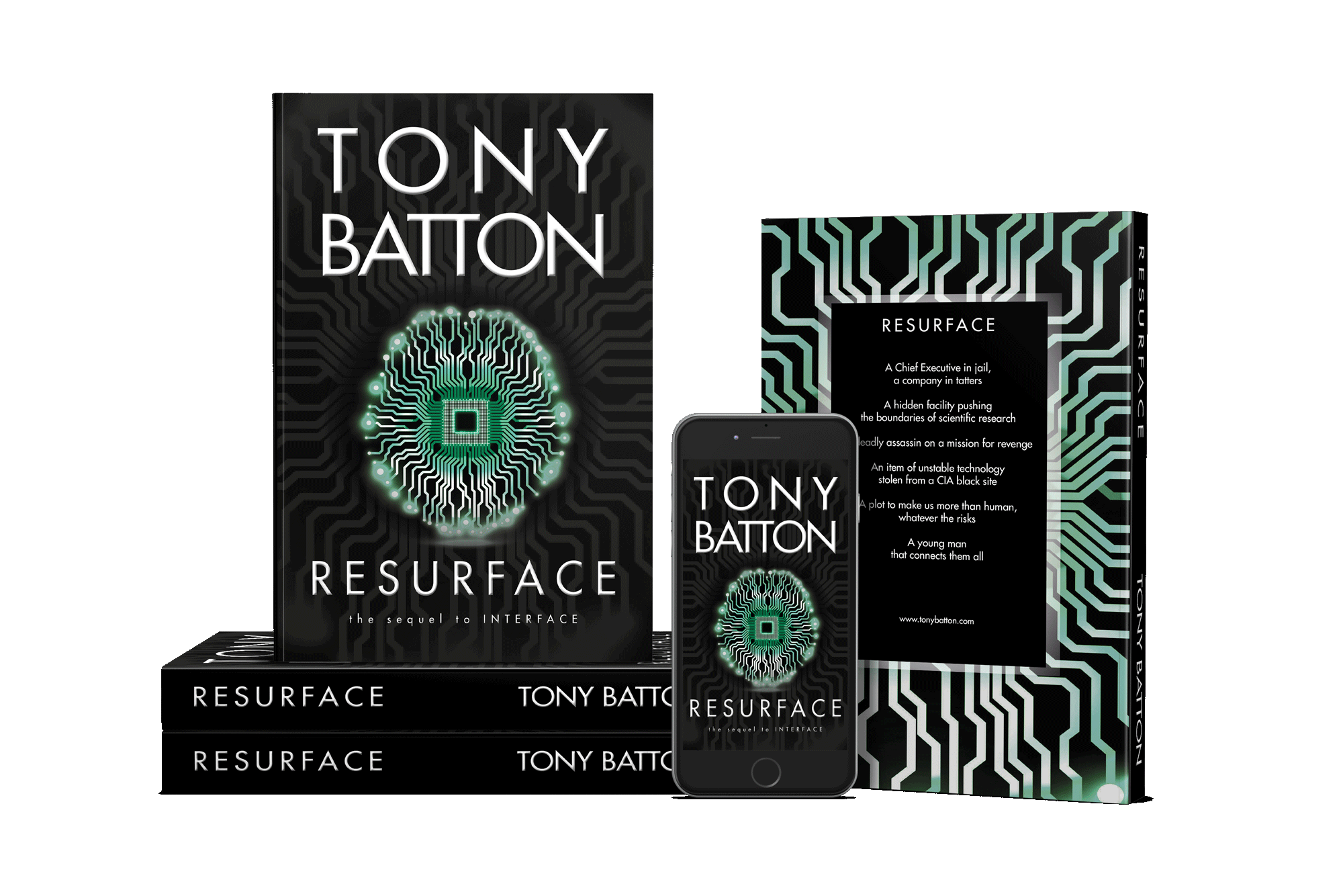 Buy — Tony Batton, author of techno thriller book Interface