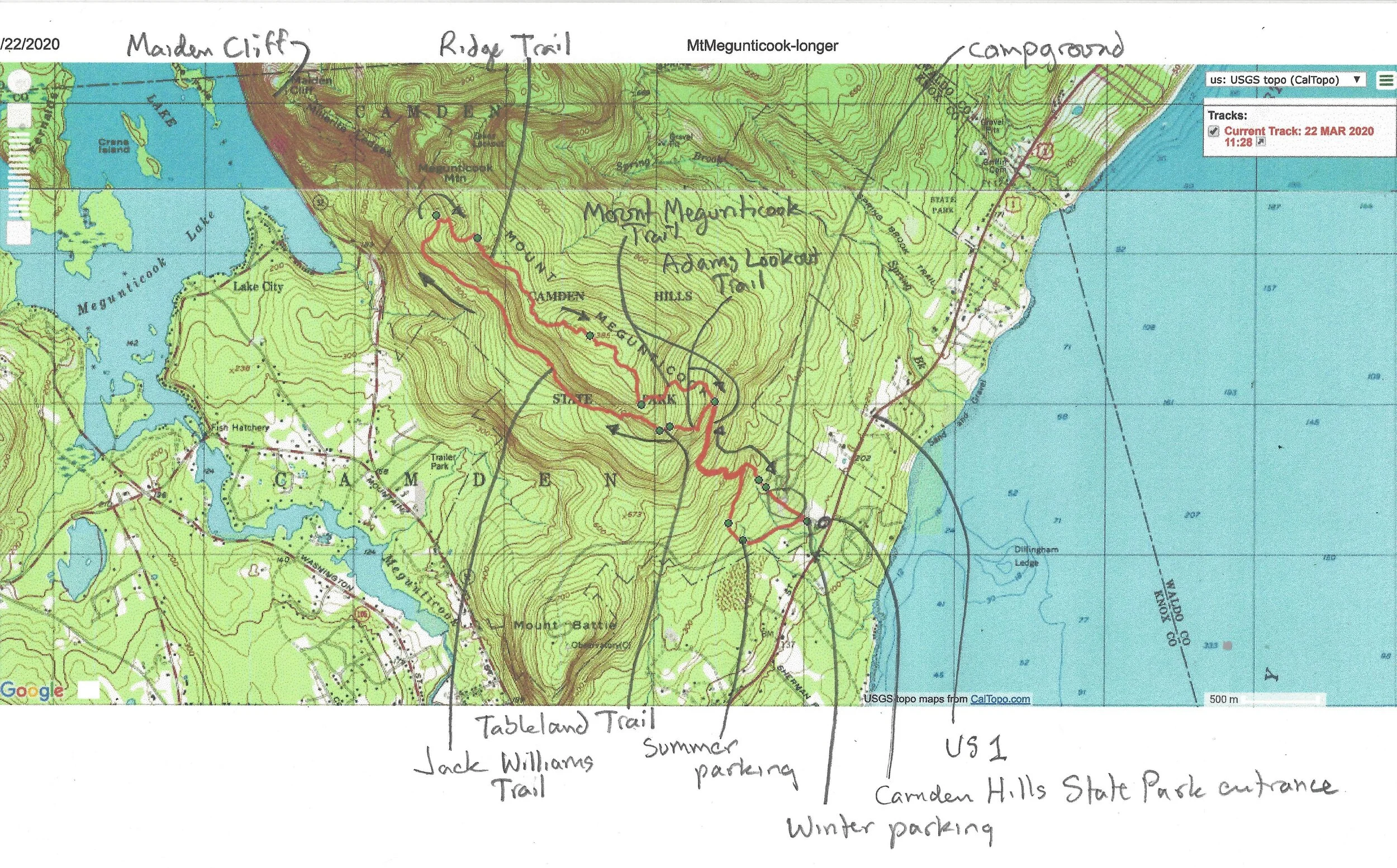 Mount Megunticook. The big loop — Greg Westrich