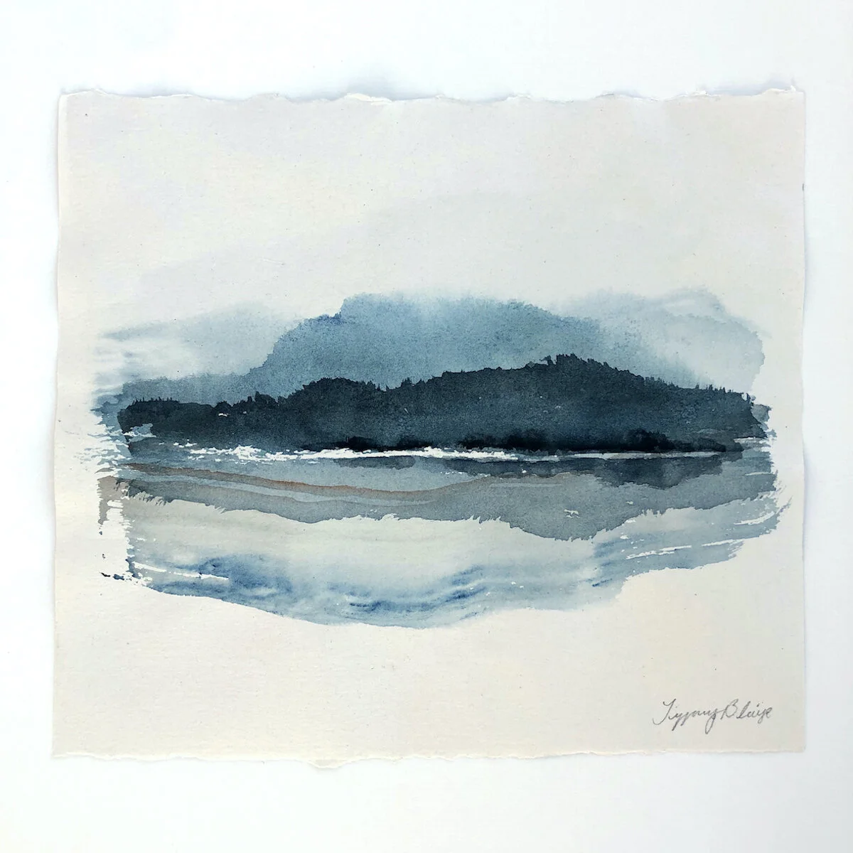 Shop Watercolour Landscape Paintings inspired by the West Coast ...