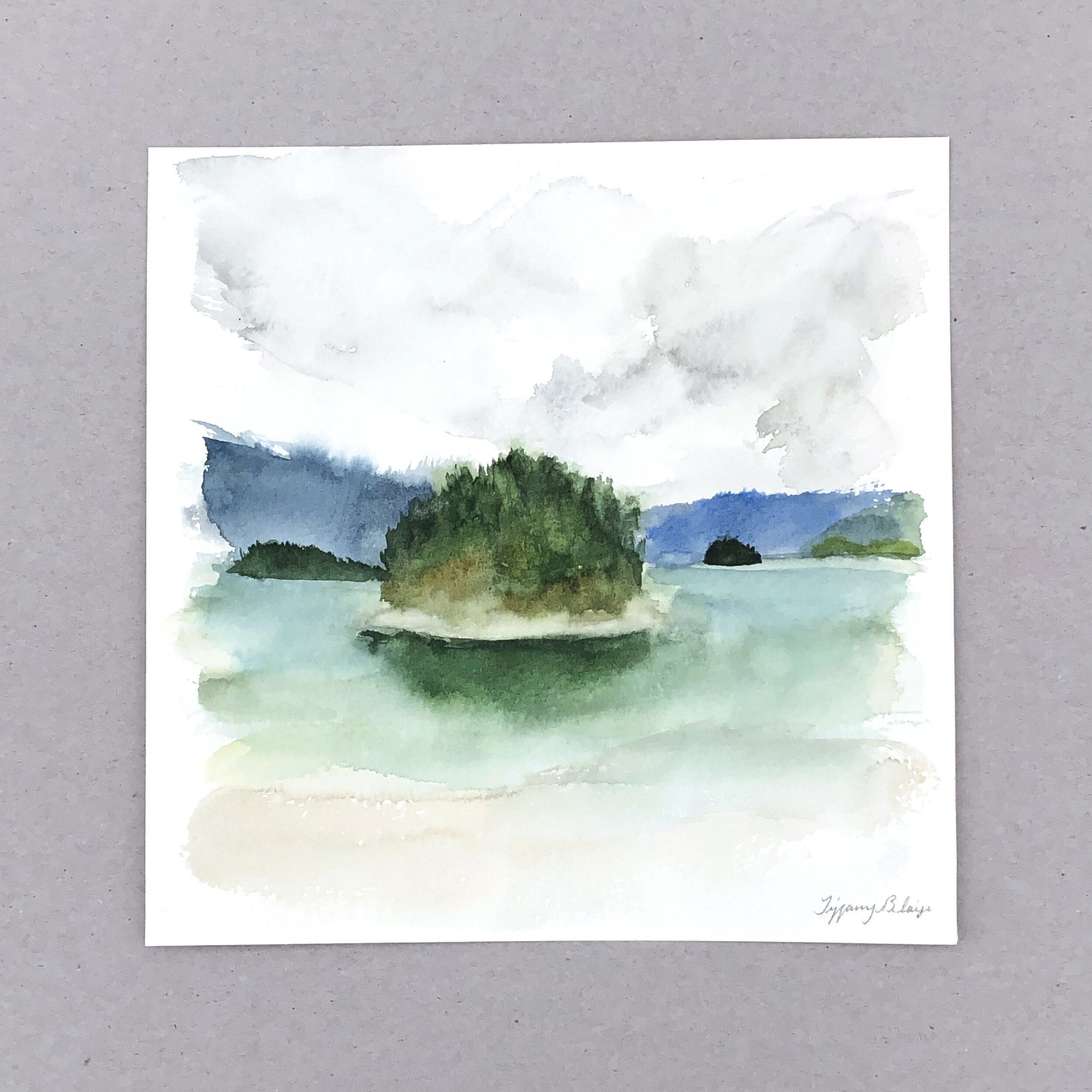 Shop Watercolour Landscape Paintings inspired by the West Coast ...