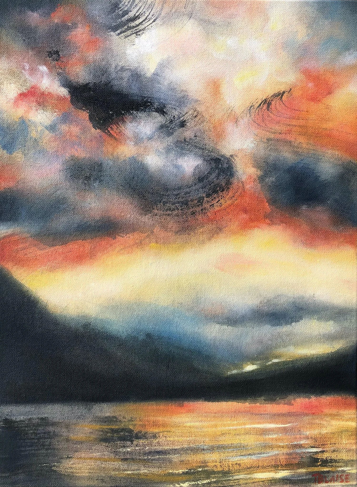 Shop Changeful Dreams Abstract Landscape Paintings — Tiffany Blaise Art ...