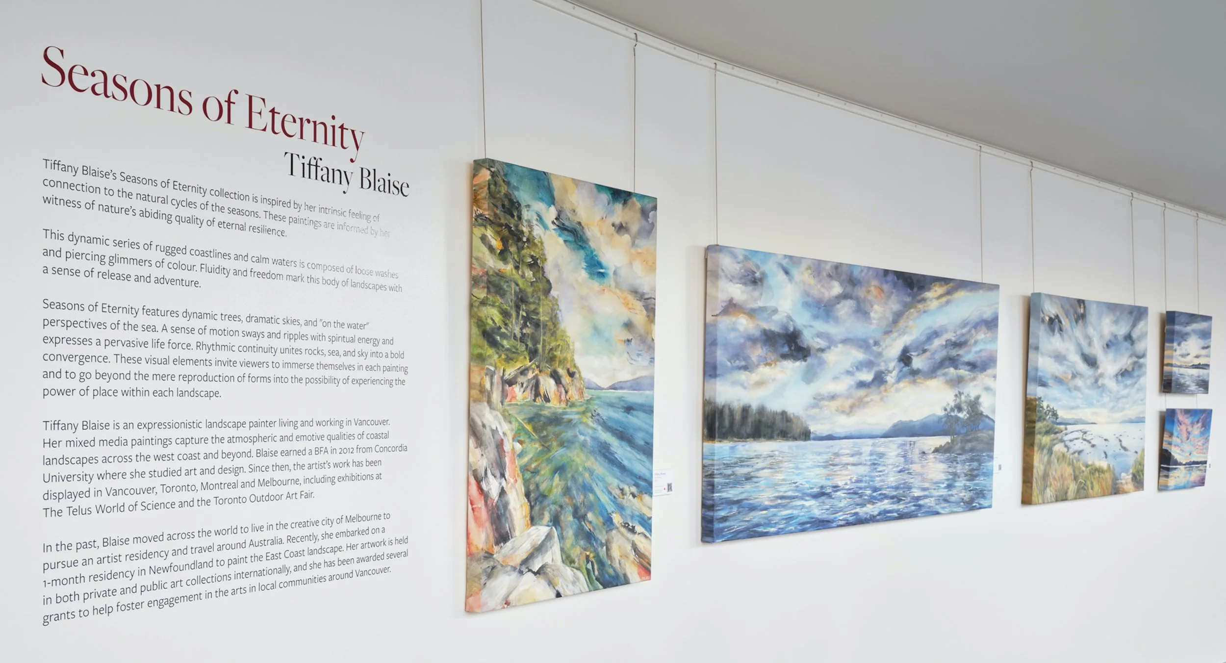 Tiffany Blaise Art Contemporary Landscape Paintings