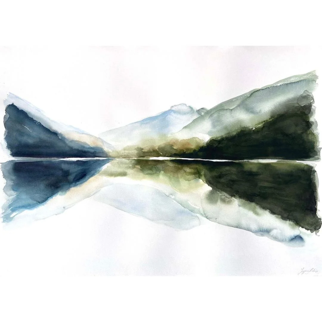 Shop Watercolour Landscape Paintings inspired by the West Coast