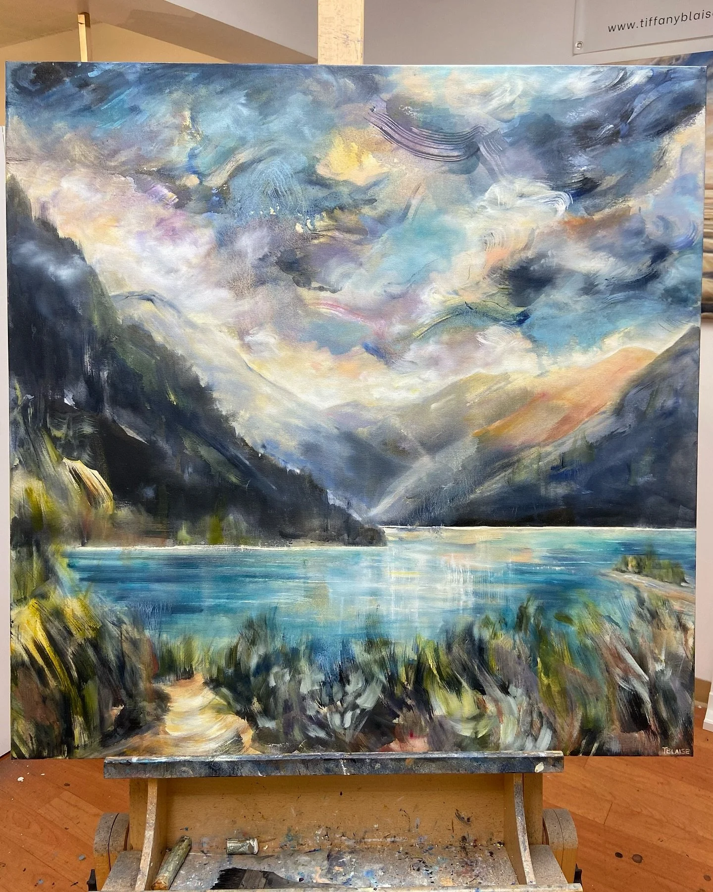 Tiffany Blaise Art Contemporary Landscape Paintings