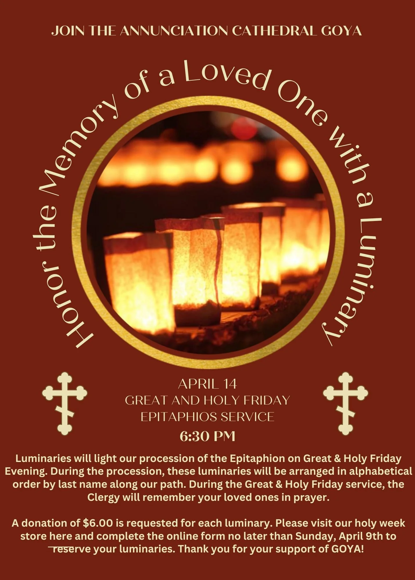 Announcements — Greek Orthodox Cathedral of the Annunciation