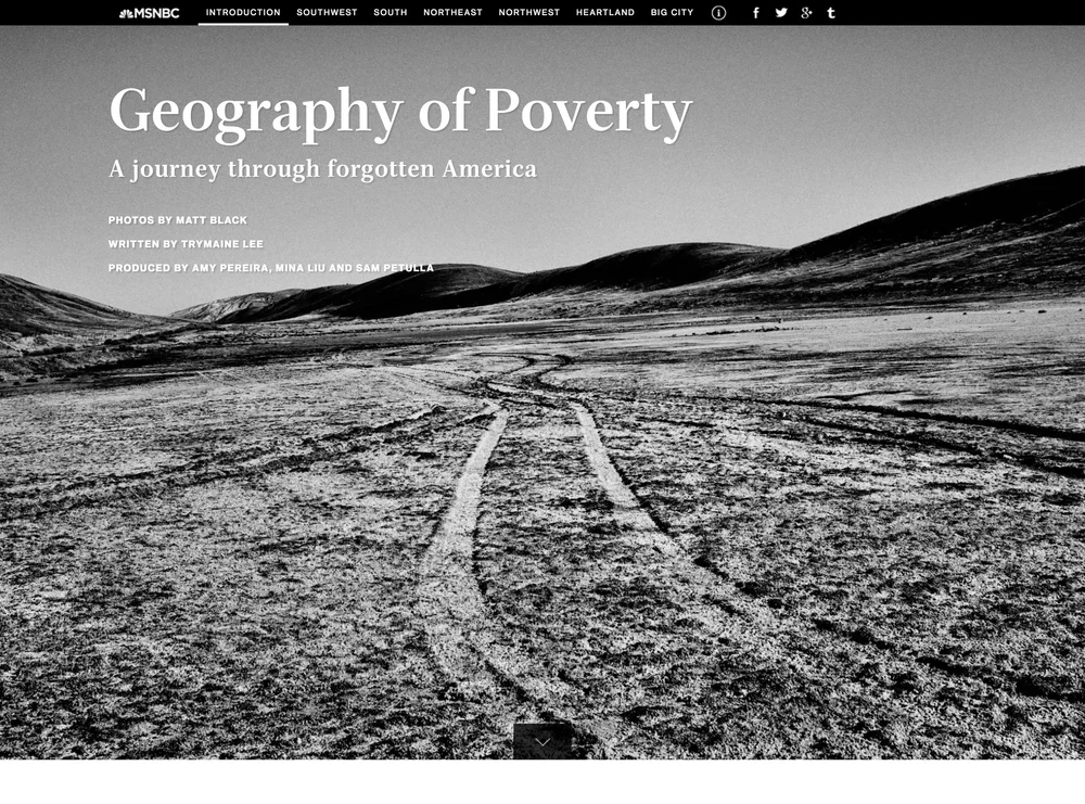 Pereira Projects - Geography of Poverty by Matt Black