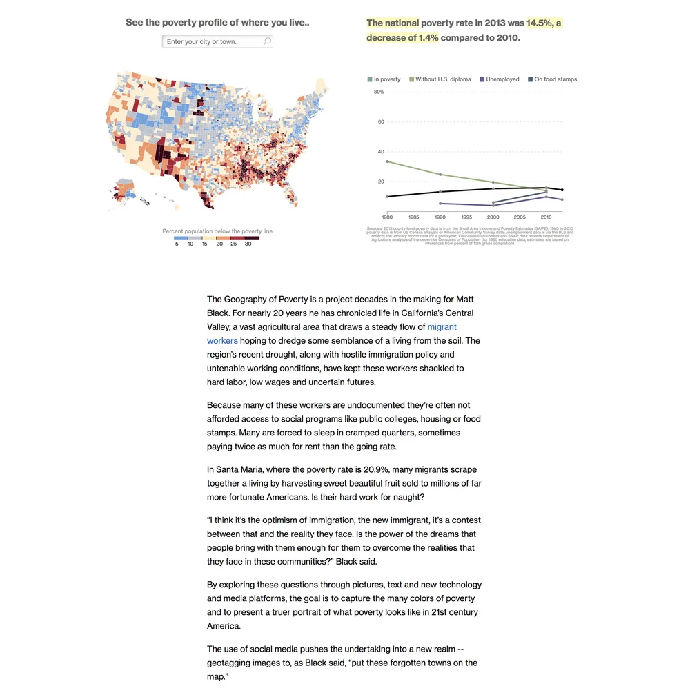 Pereira Projects - Geography of Poverty by Matt Black