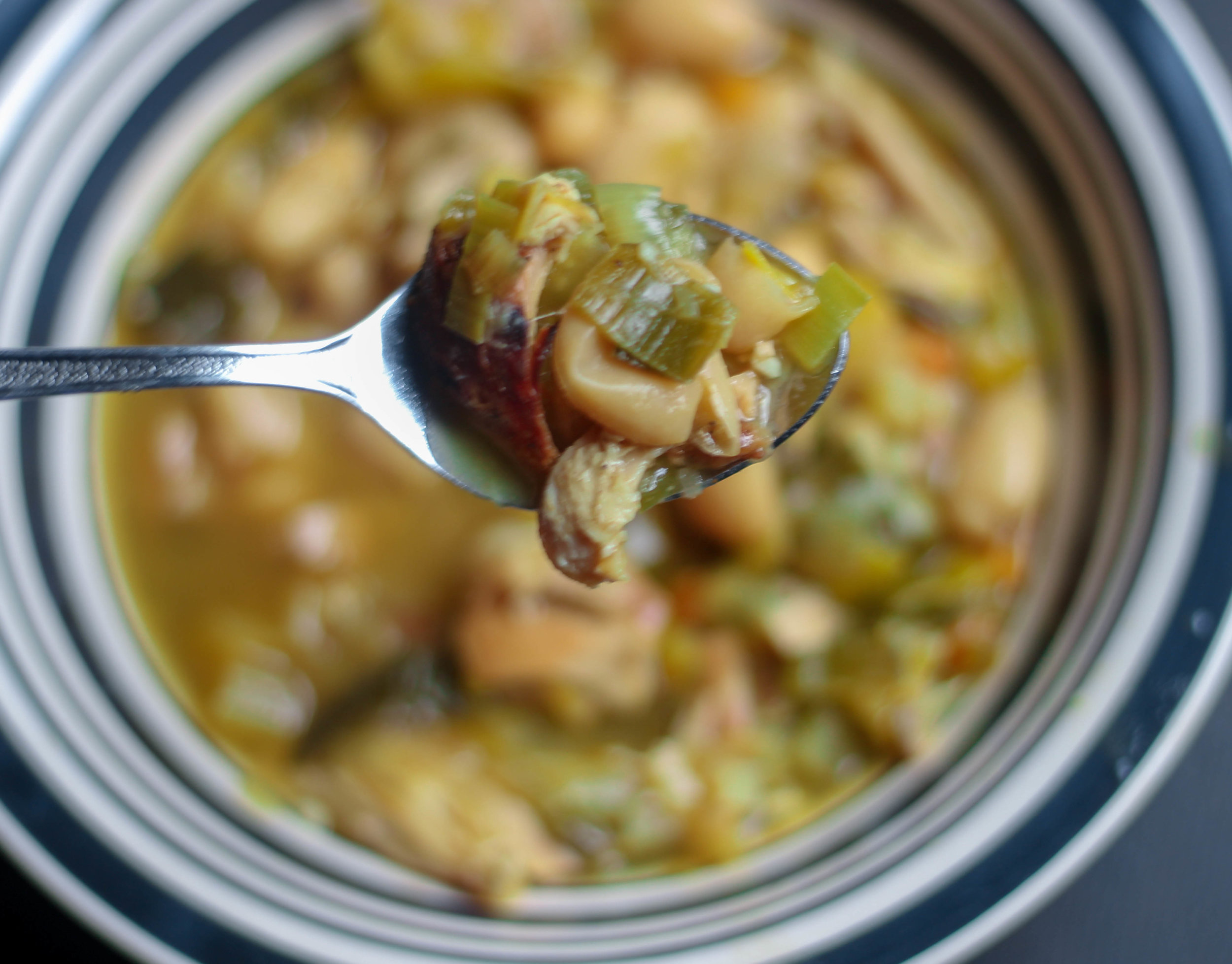 Chicken, Leek and White Bean Stew - By Nik Manning