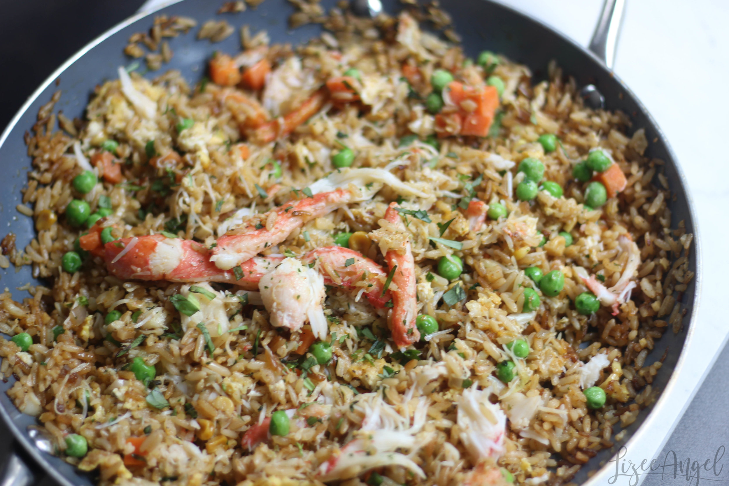 Crab Fried Rice - LizeeAngel