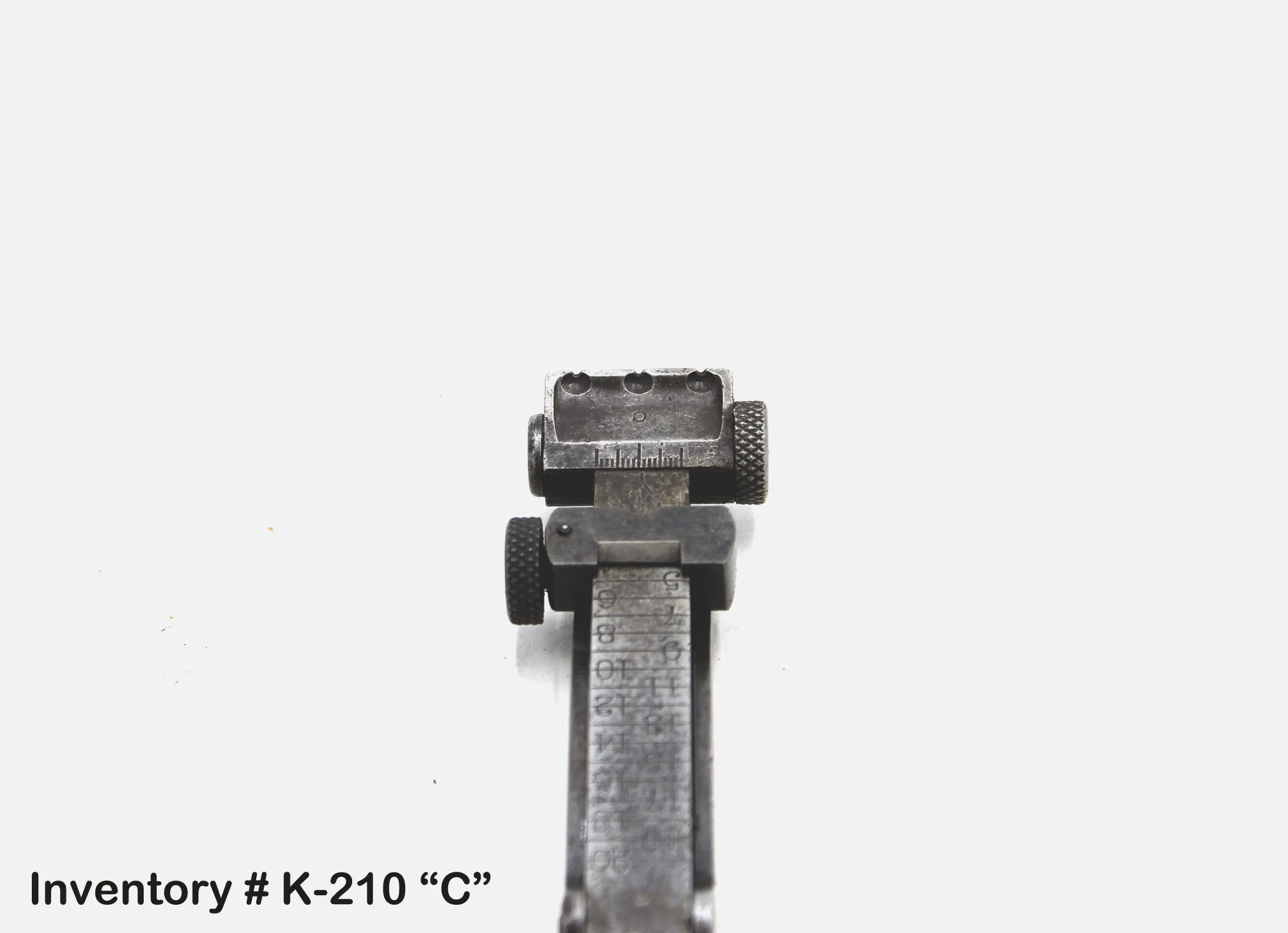 Early 1898 Krag Carbine Complete Rear Sight, Unaltered — Granpa's Gun Parts