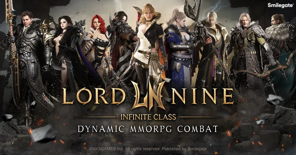 Smilegate's New MMORPG LORDNINE: Infinite Class Opens Global Pre ...