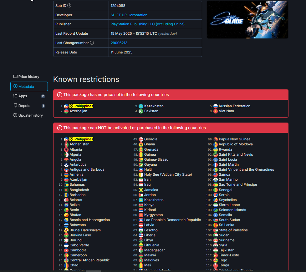 Stellar Blade Blocked in 129 Countries, Including the Philippines — Too Much Gaming | Video ...