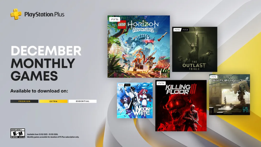 PlayStation Plus December 2025 Monthly Games Revealed — Too Much Gaming ...