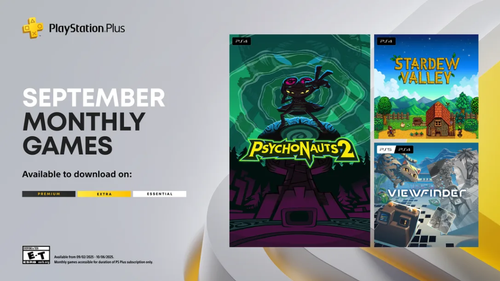 PlayStation Plus September 2025 Monthly Games Lineup: Psychonauts 2 ...