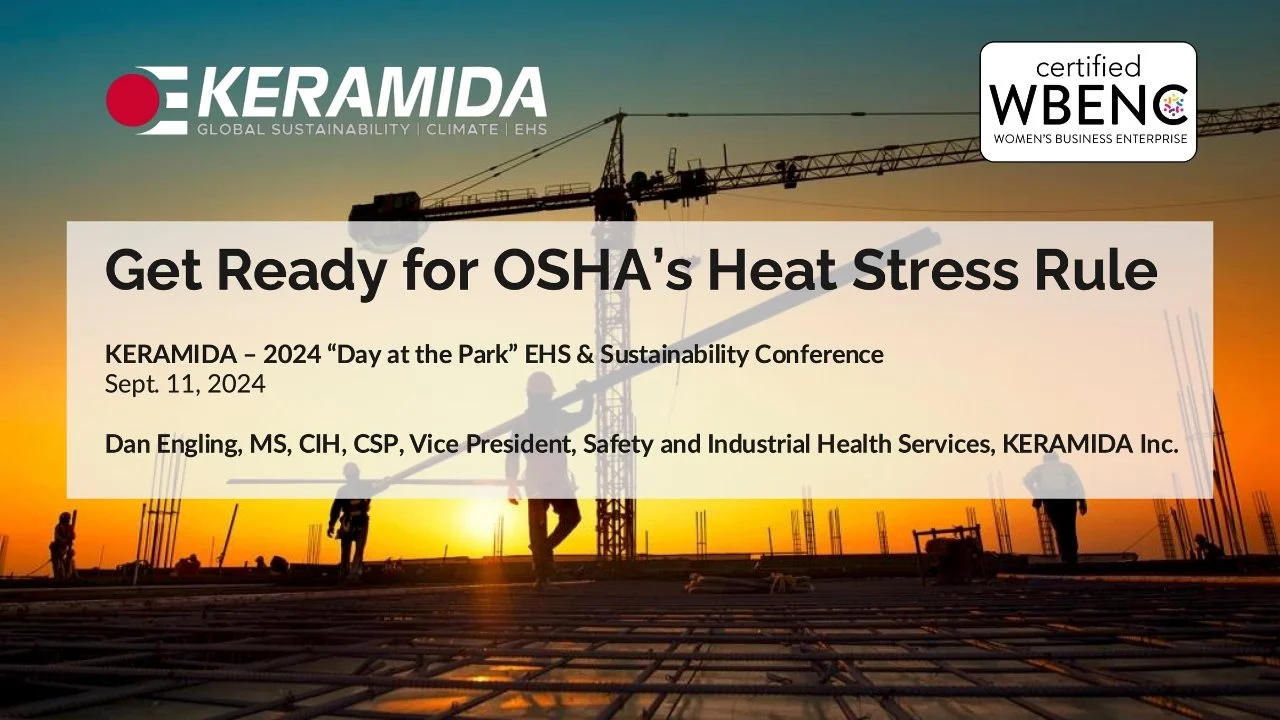 Stay Ahead of OSHA's Upcoming Heat Stress Standard — KERAMIDA Inc.
