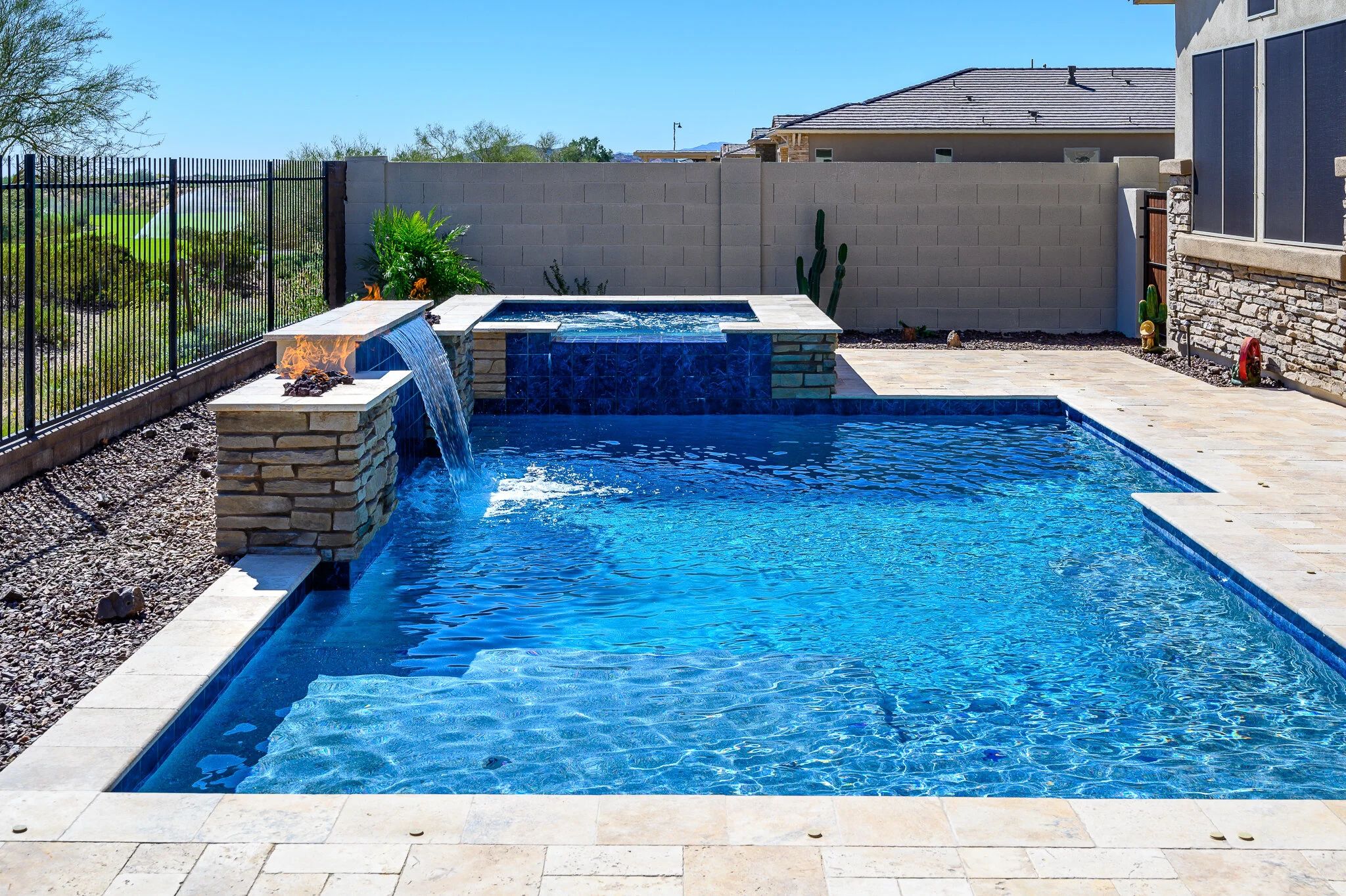 Geometric Swimming Pool Designs — Presidential Pools, Spas & Patio of ...