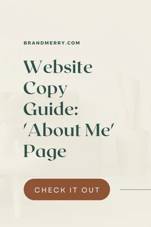 About Me Page Template and Example for Entrepreneurs — Brand Coach ...