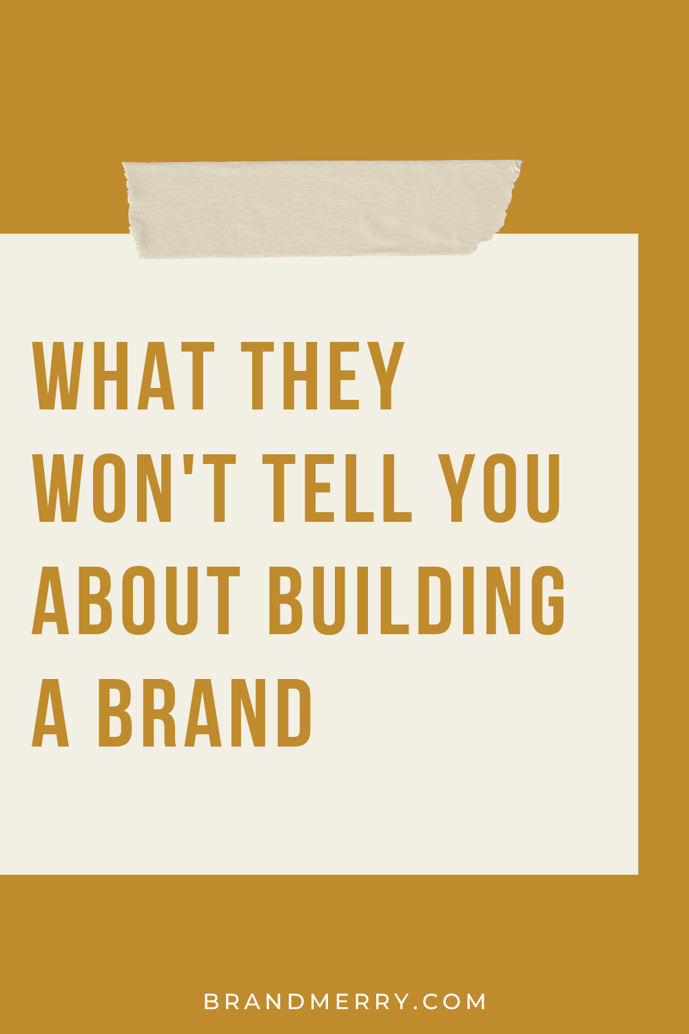 What They Don't Tell You About Branding from a Branding Coach — Brand ...