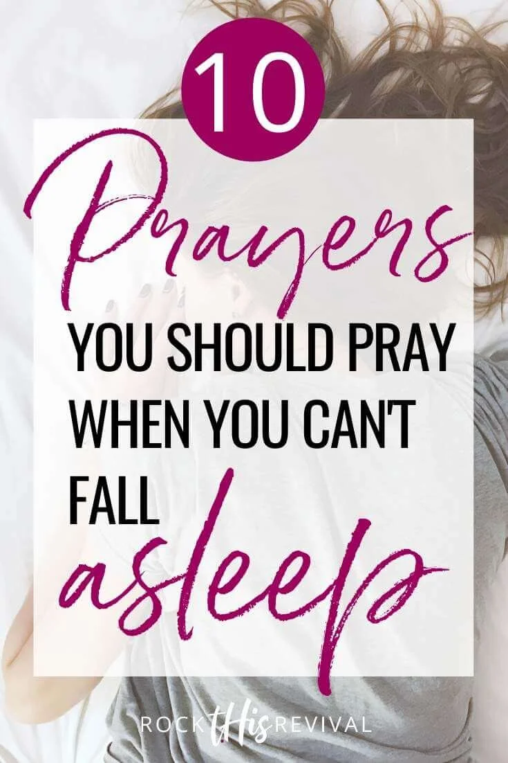 10 Prayers To Help You Sleep — t.His | Rock This Revival