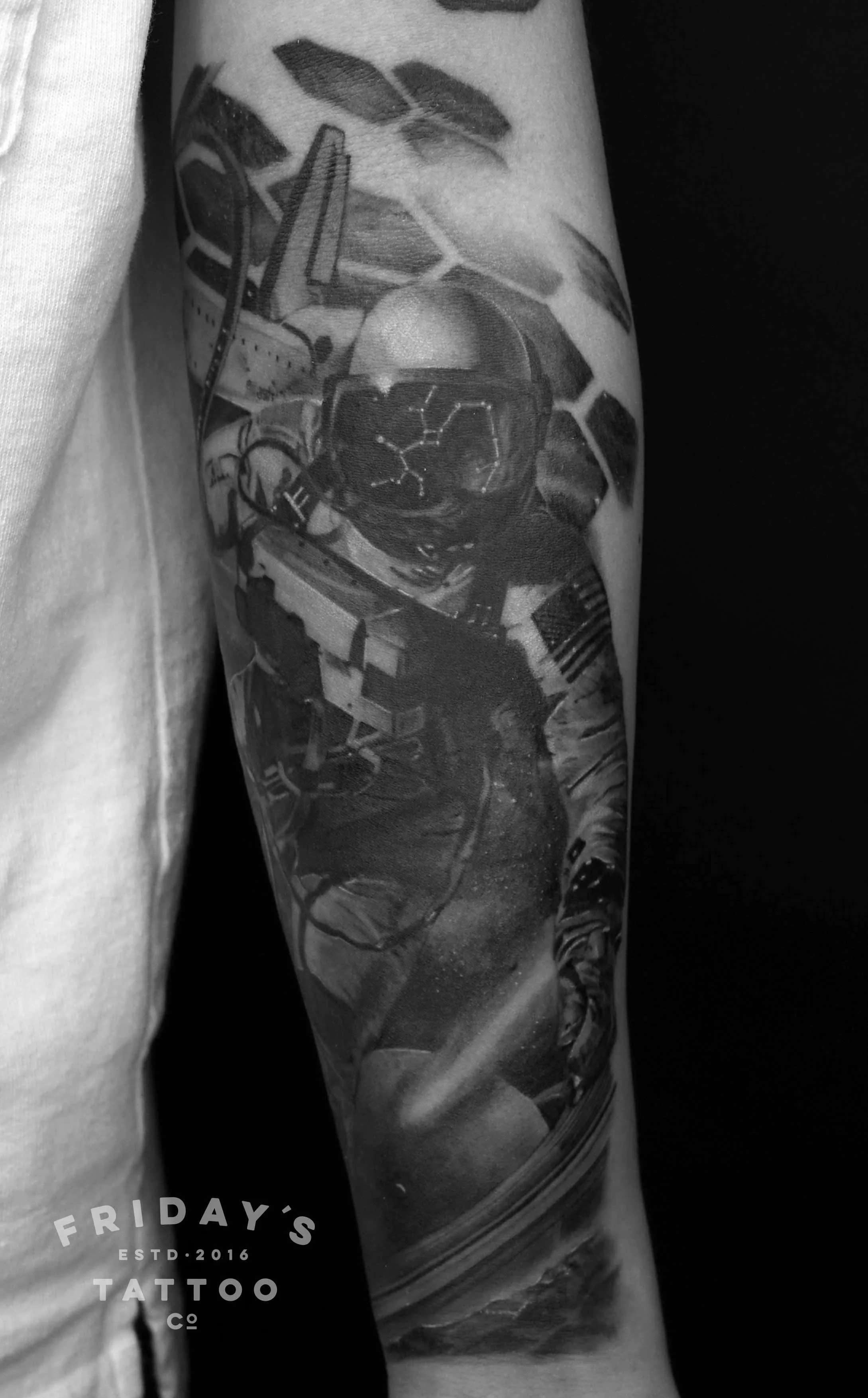 Space Satellite Tattoos