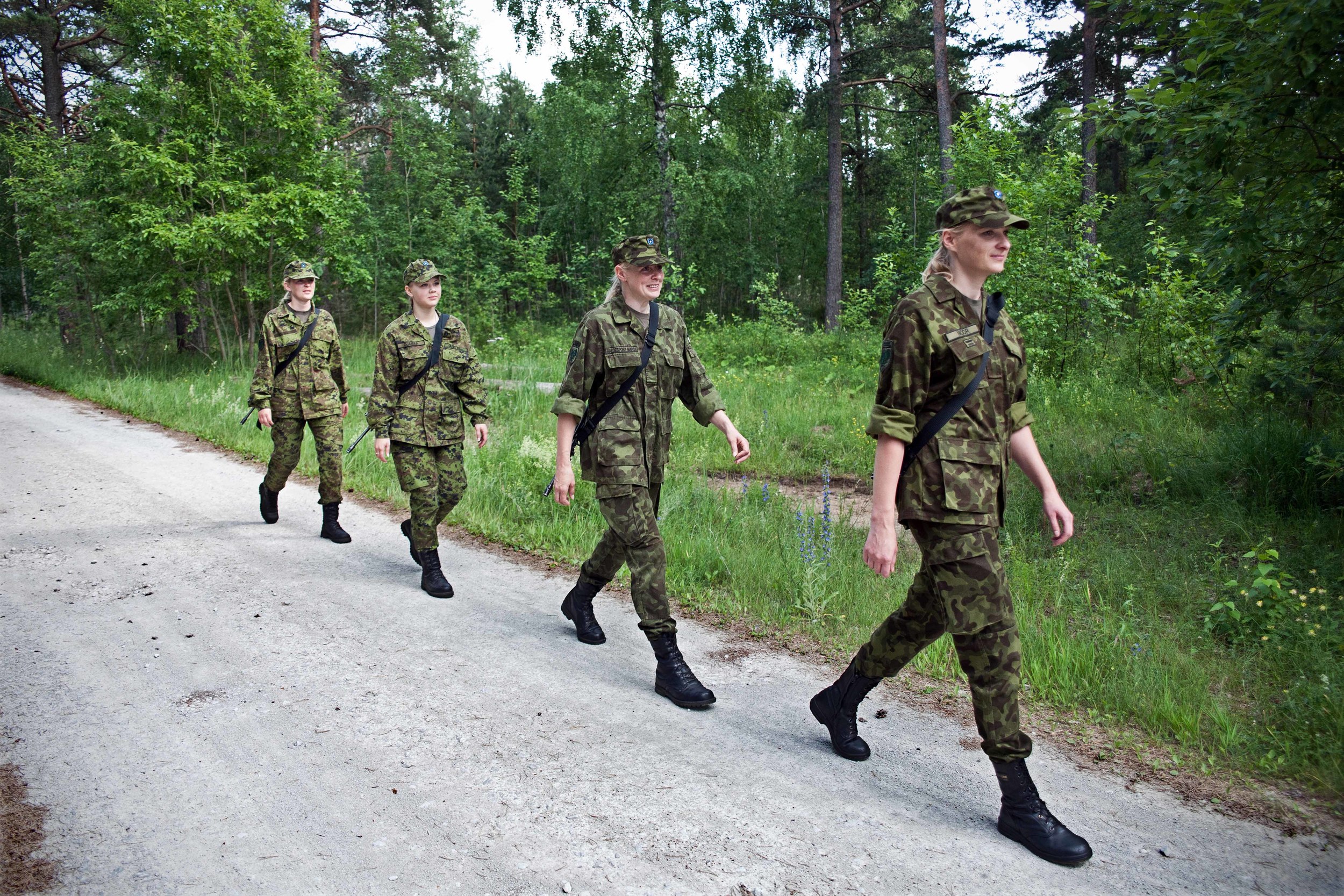 Estonia - Paramilitary Women — ANTONINO SAVOJARDO PHOTOGRAPHER