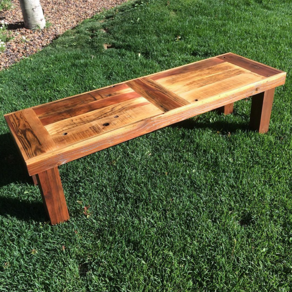 4x4 Wood Bench