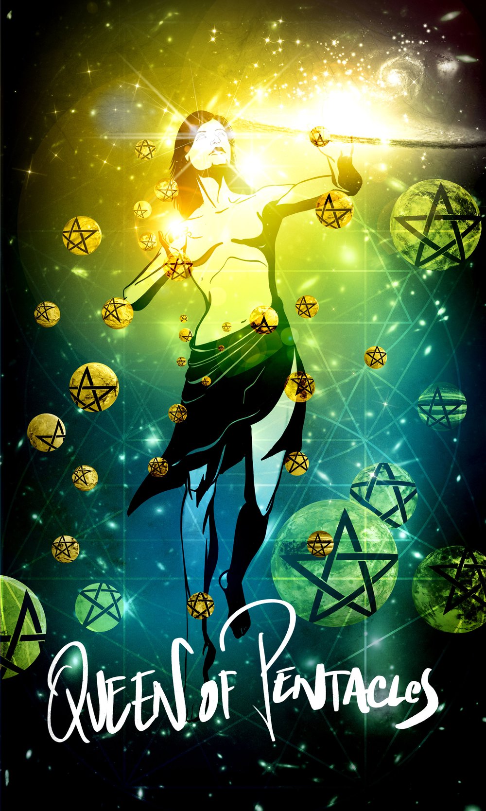 Queen of Pentacles—Made by Woody