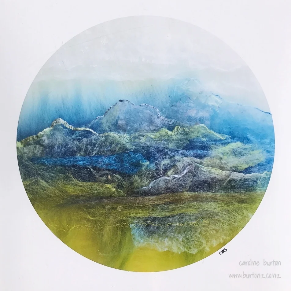 "Coromandel" Fibre Art Print — Caroline Burton, Artist