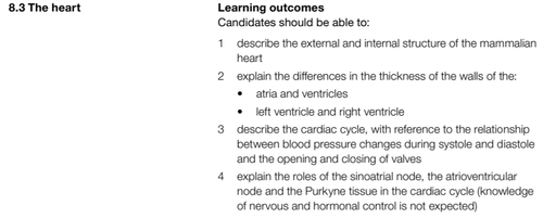 CIE Cardiac Cycle and Heart Contraction - Multiple Choice Quiz — Online ...