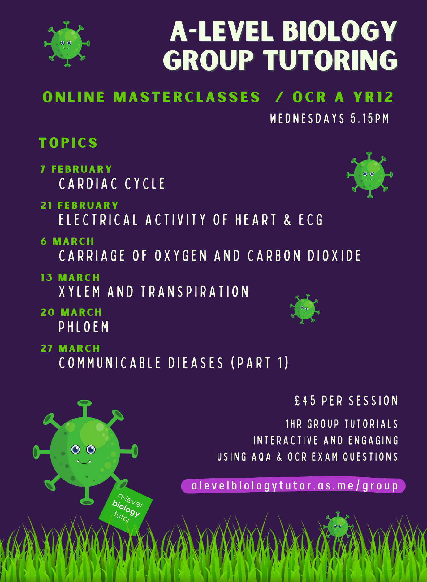 A-level Biology Revision Resources (Free access) — Online A level ...
