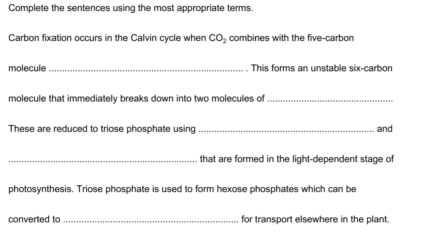 OCR A Level Biology: Mastering Photosynthesis - The Calvin Cycle and ...
