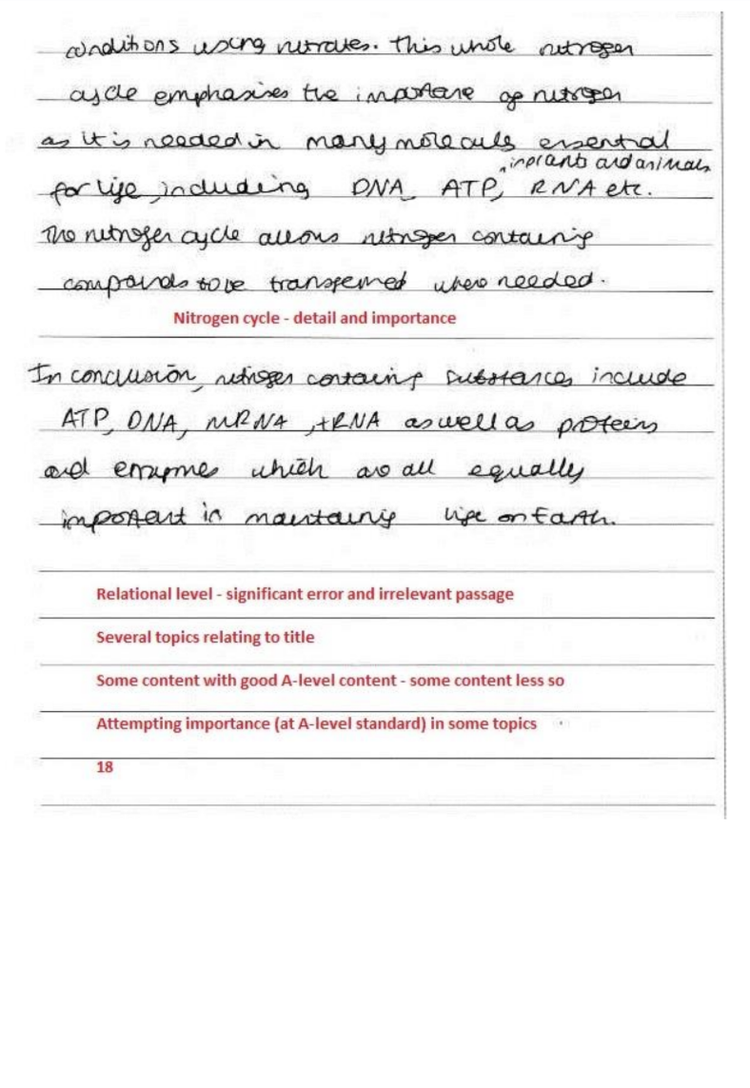 Example AQA Paper 3 Extended Essay — Online A level Biology Tutor