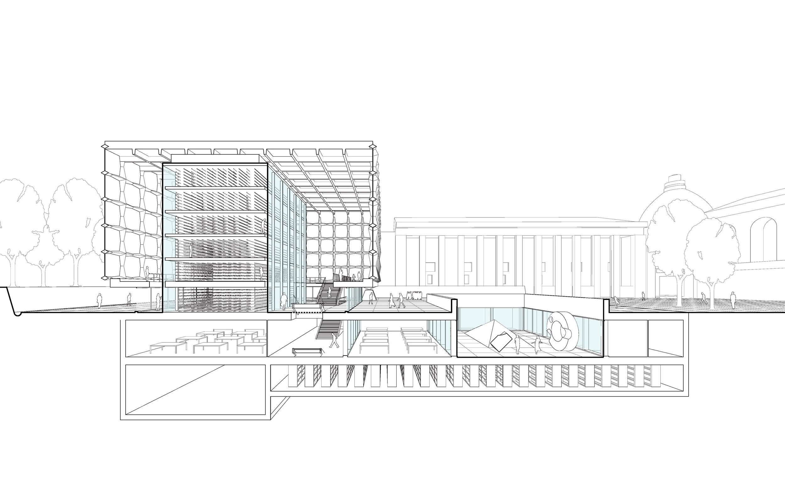 Beinecke Rare Book And Manuscript Library Plan