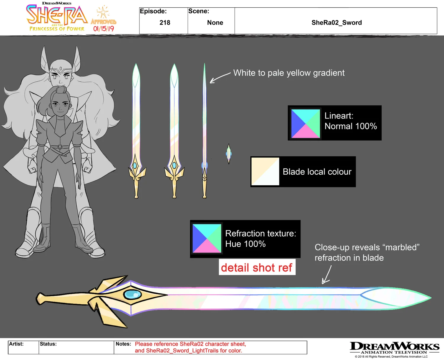 She-Ra Props and Colour Styling — Rian Sygh