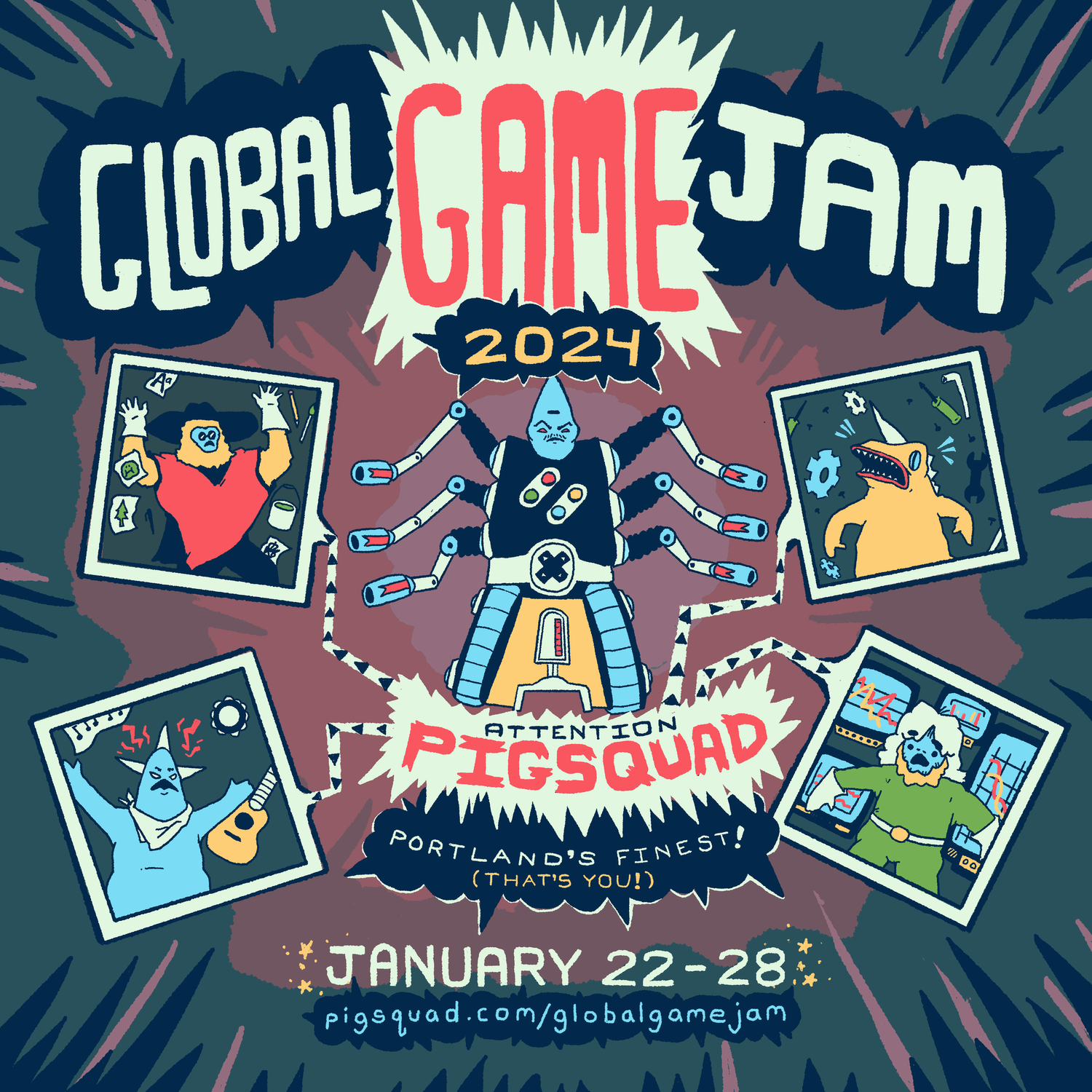 Global Game Jam with PIGSquad — Portland Indie Game Squad
