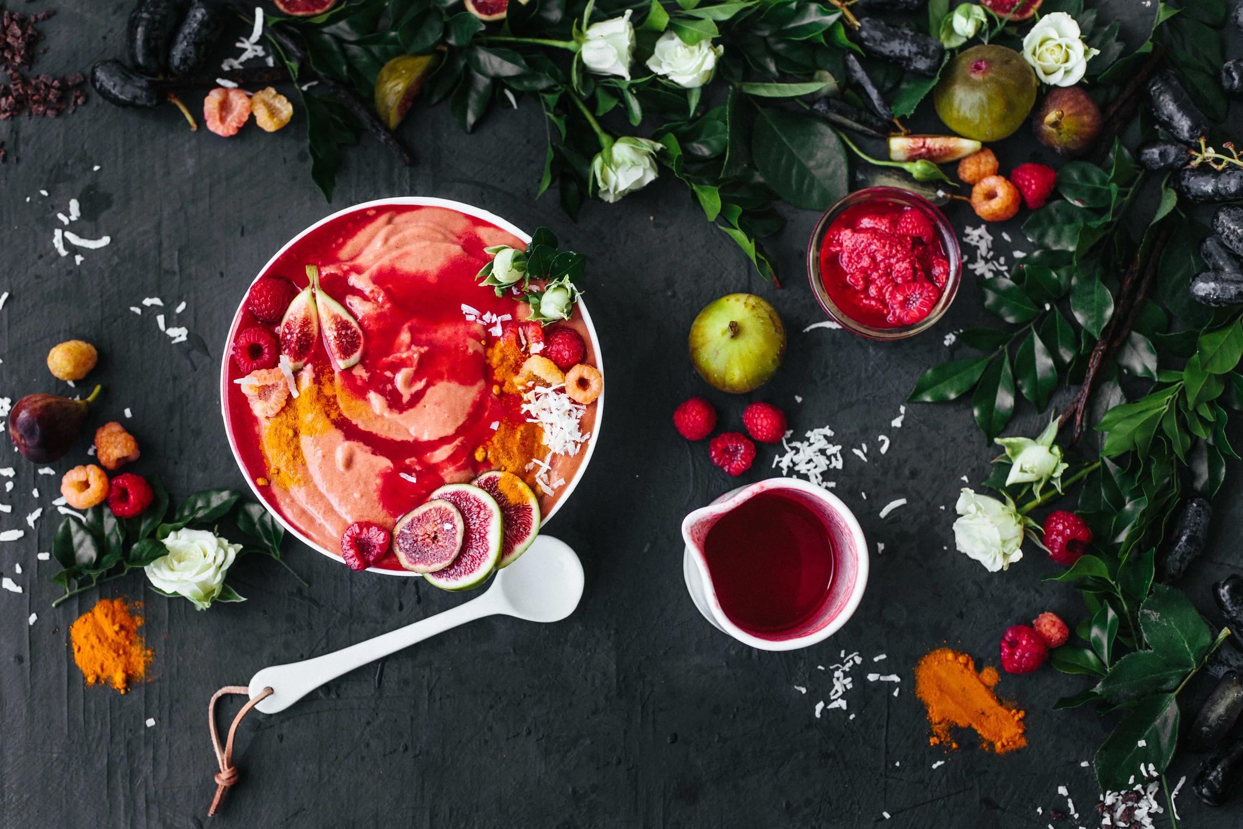 Berry & Fig Vanilla Yoghurt with a Raspberry Ripple — Life Of Pie