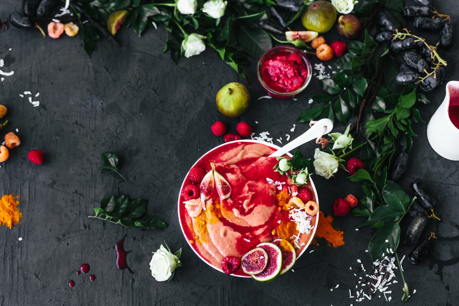 Berry & Fig Vanilla Yoghurt with a Raspberry Ripple — Life Of Pie