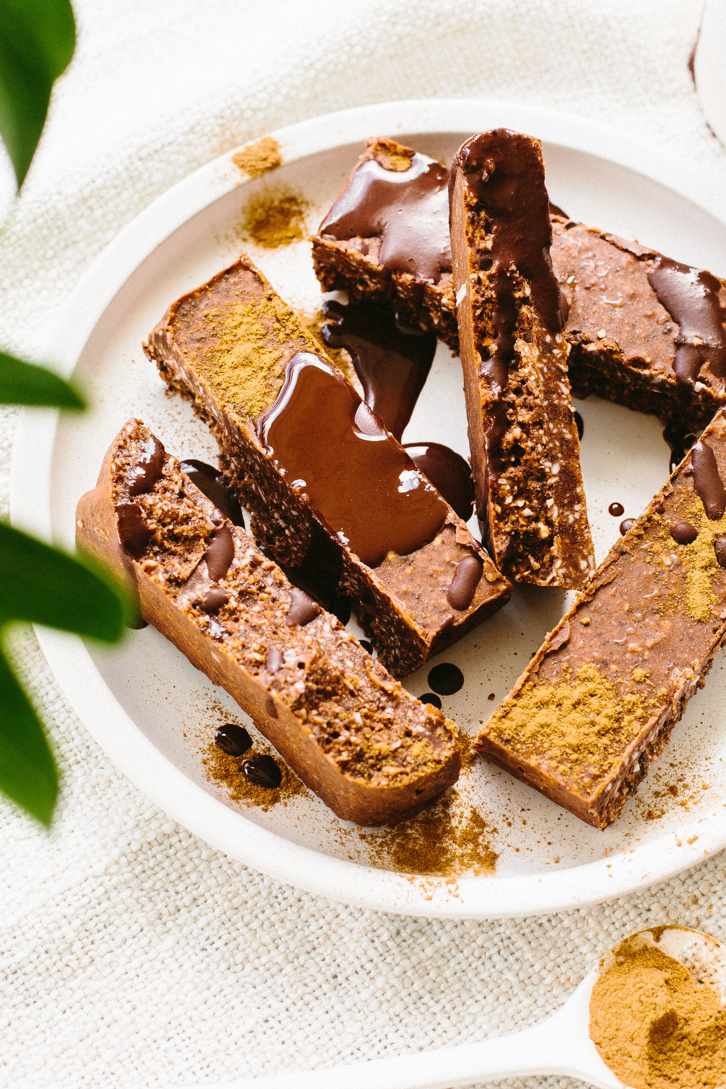 Chocolate & Cinnamon Coconut Rough Bars — Life Of Pie