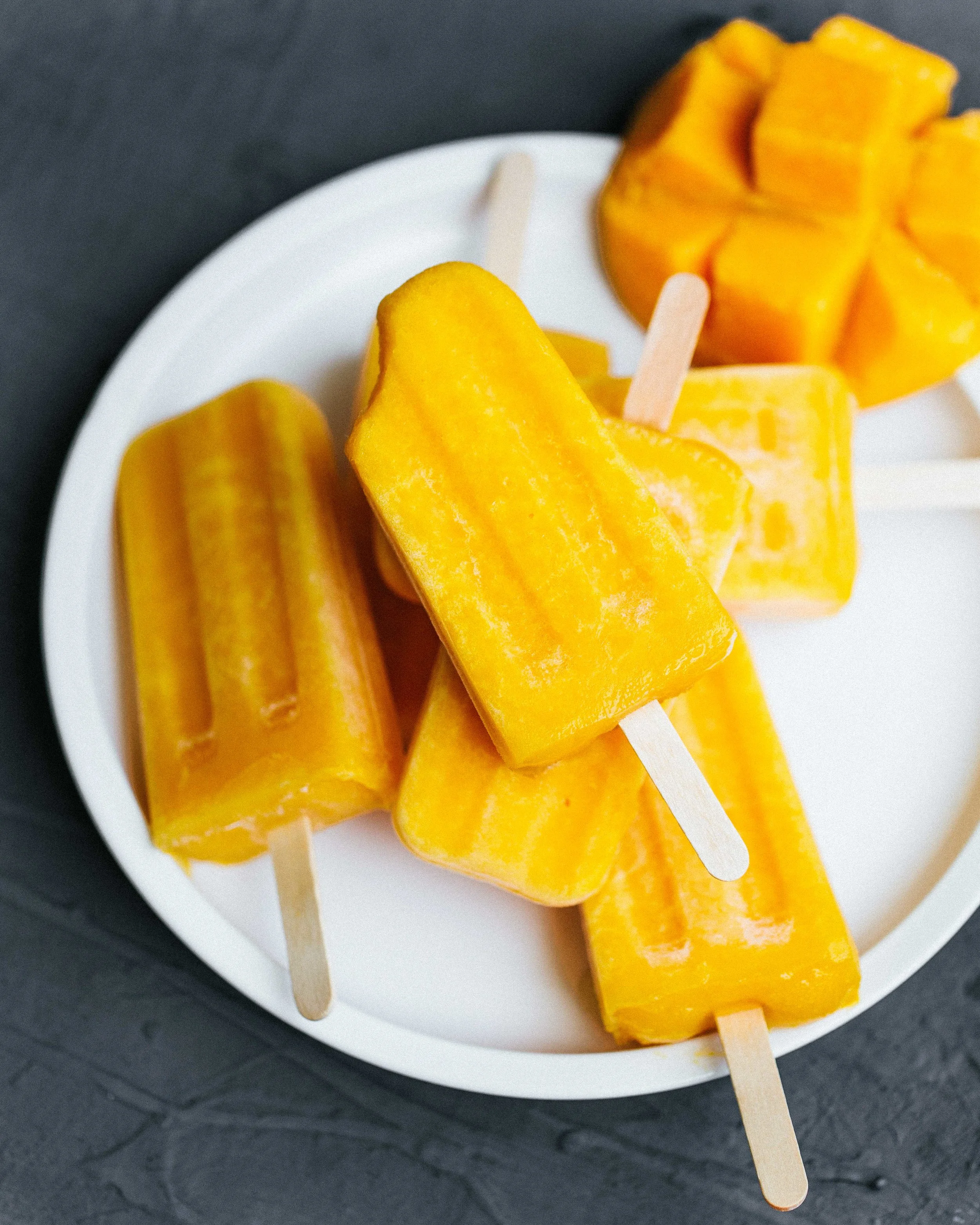 Cultured Mango Sorbet Ice-Blocks — Life Of Pie